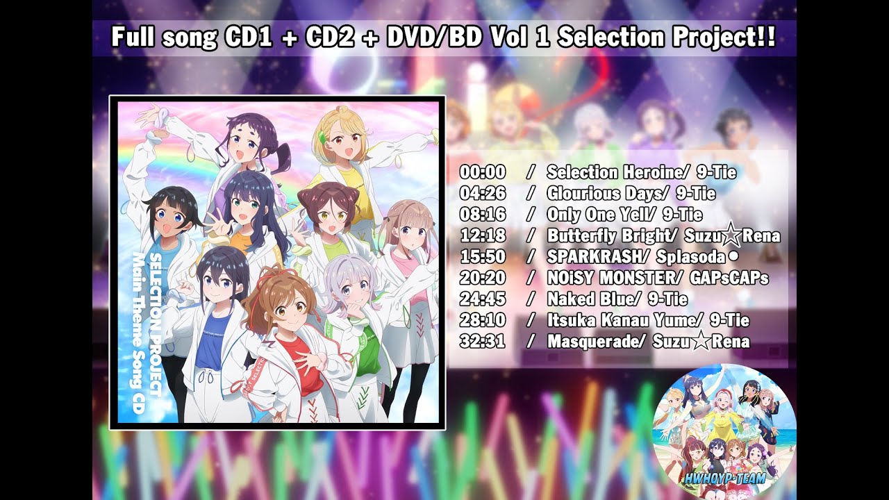 Selection Project - Full song CD1 + CD2 + DVD/BD Vol 1 - YouTube