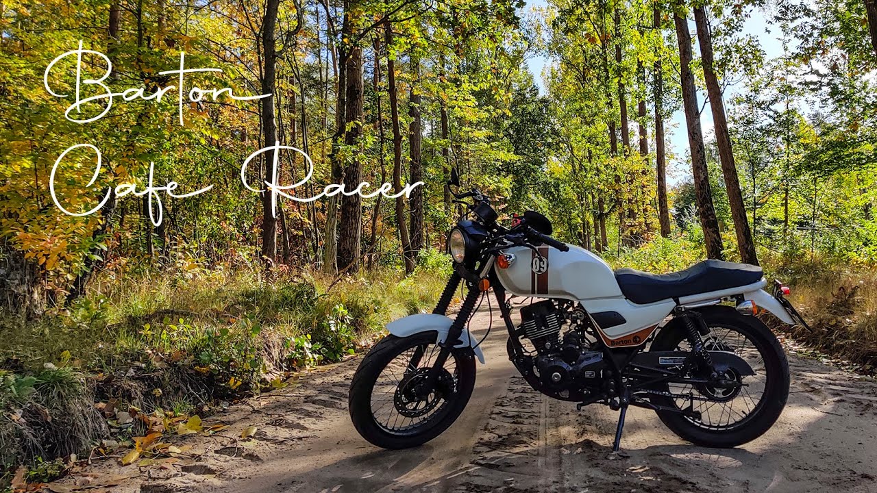 Barton Cafe Racer Przełajowo - YouTube