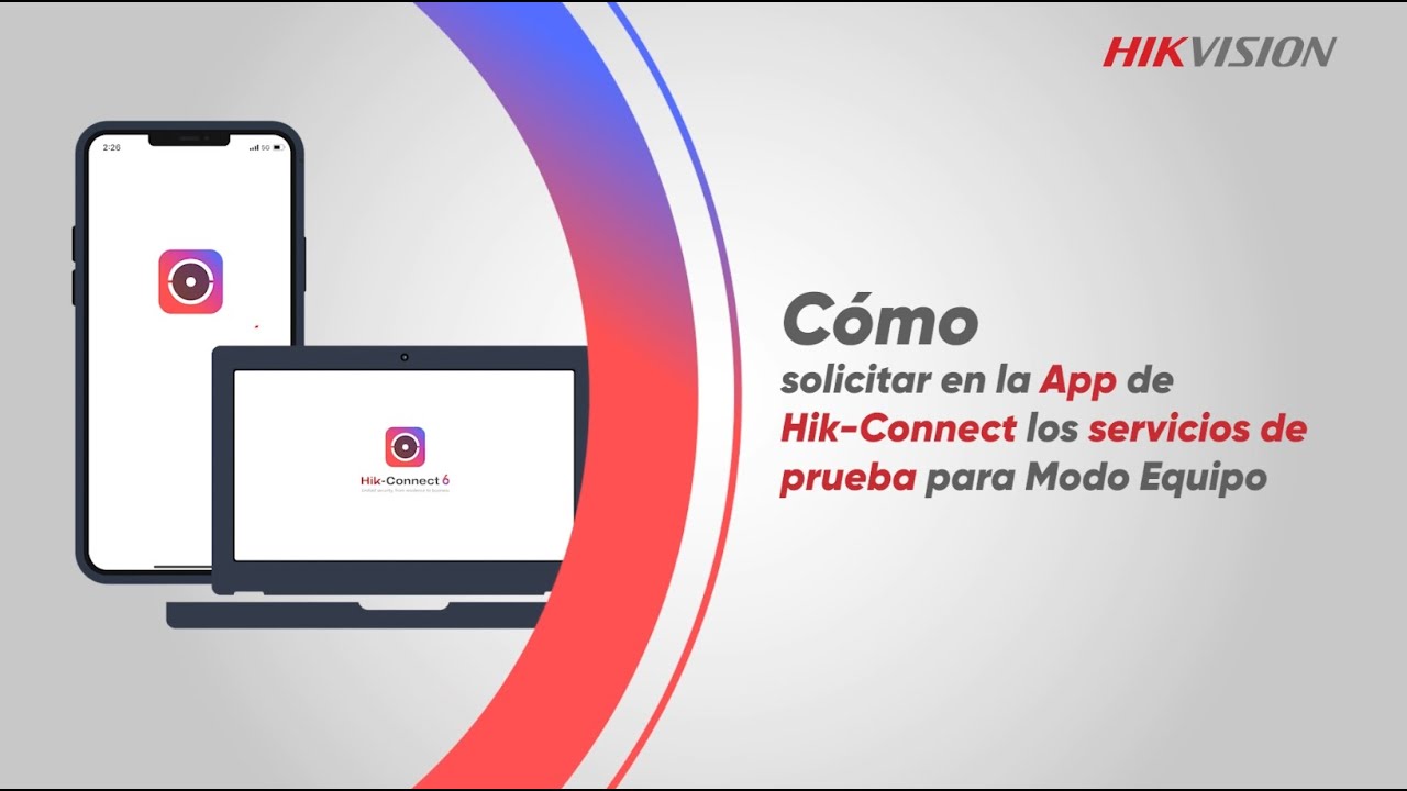 Cómo solicitar los servicios de prueba en la aplicación de Hik-Connect para Modo Equipo - YouTube