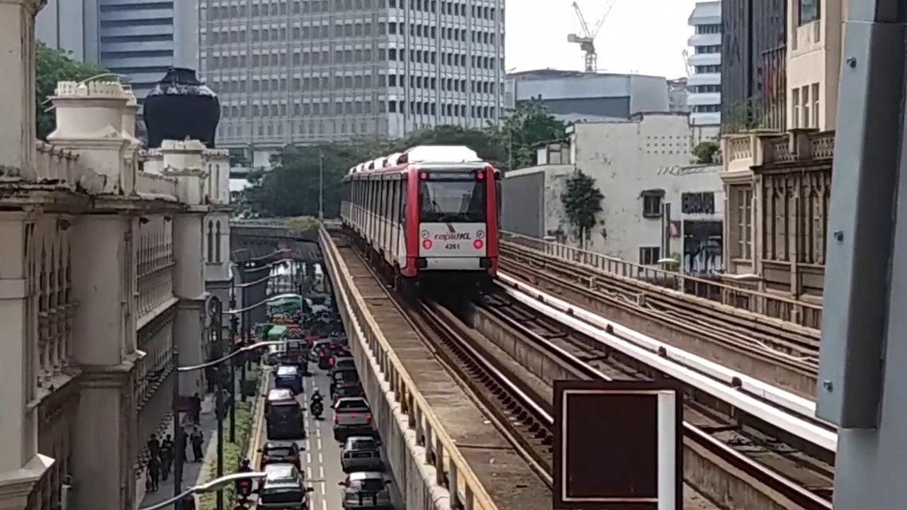 LRT Ampang/Sri Petaling Line - CSR Zhuzhou "AMY" Ride From Pudu To ...