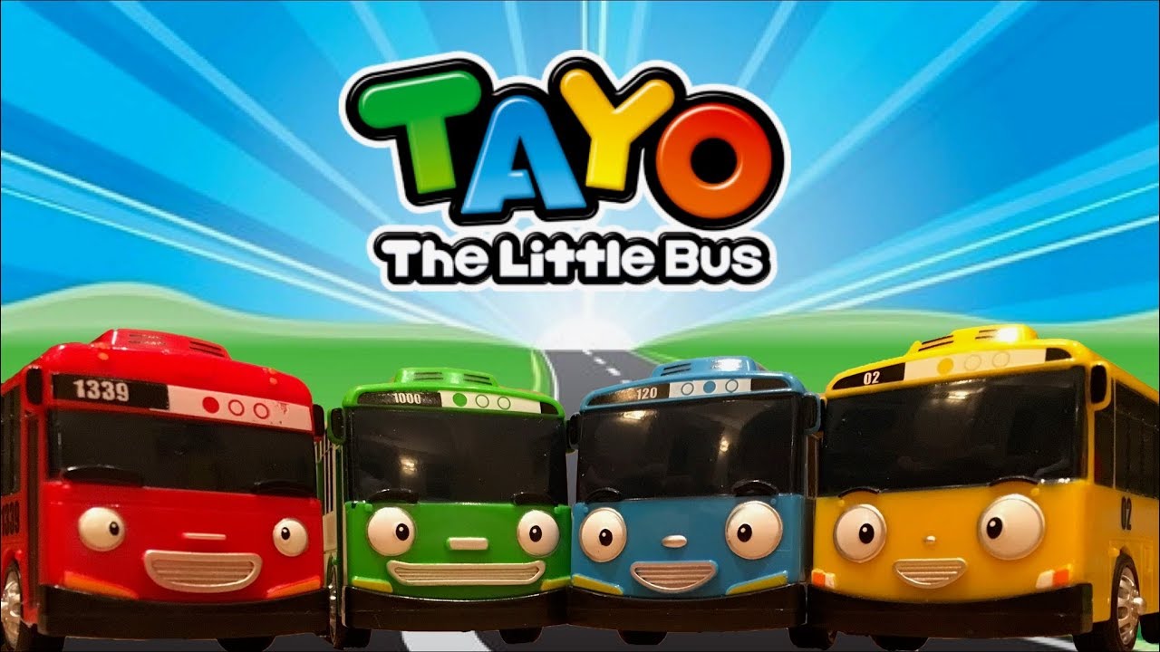 TAYO The Little Bus Video For Kids | Playing Tayo Toys to Wheels on the ...