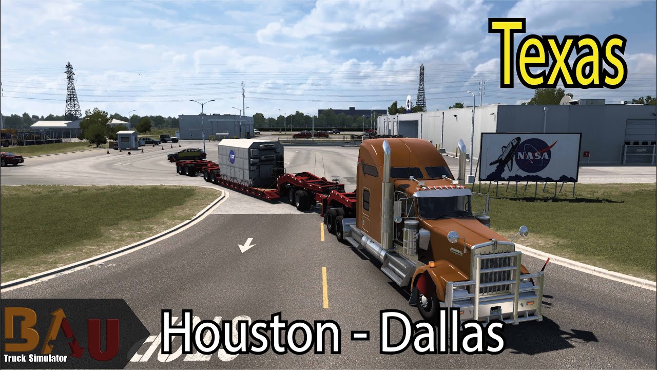 ATS Texas 004 (Houston - Dallas) - YouTube