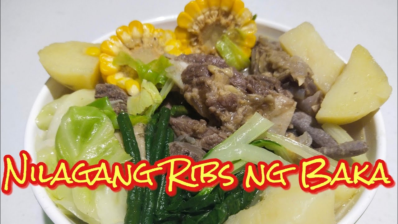Nilagang Ribs Ng Baka/ Beef Ribs Nilaga - YouTube