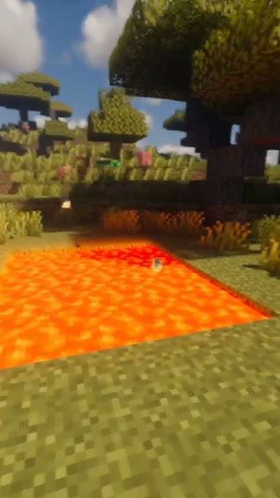 Minecraft Lava Normal Vs Shader On - YouTube