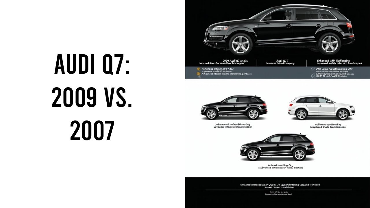 Audi Q7: 2009 vs. 2007 - YouTube