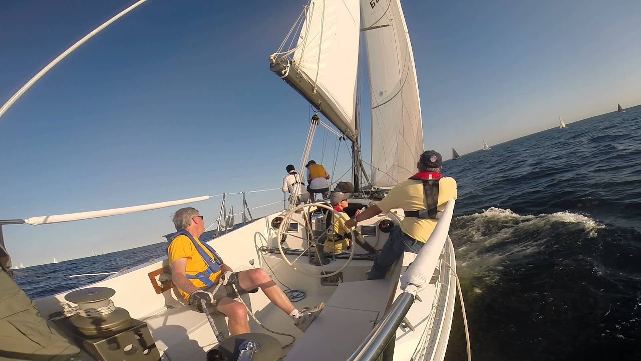 First Upwind Leg July 10th race on Altair - YouTube
