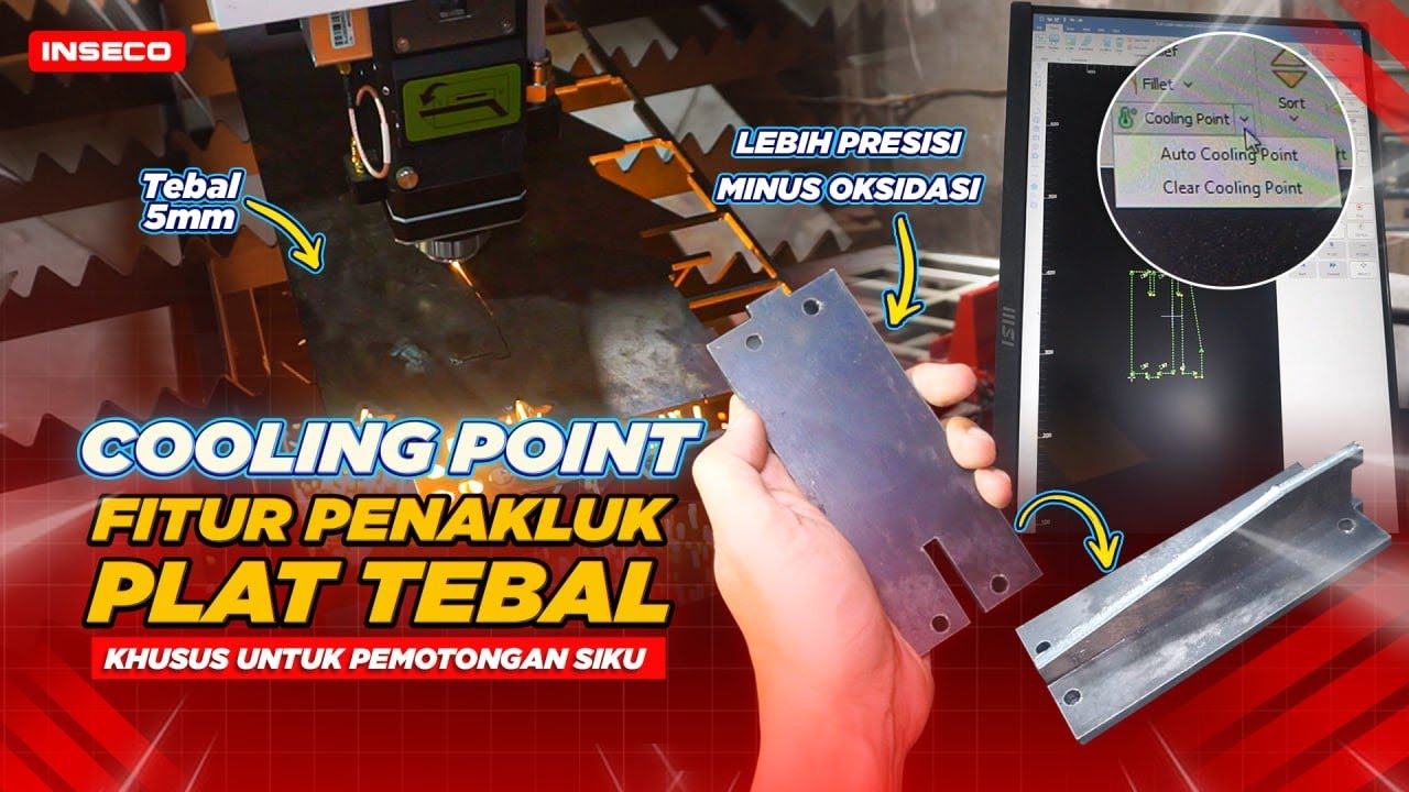 SERIUSAN?? PAKAI FITUR COOLING POINT, SUDUT PEMOTONGAN JADI LEBIH RAPI💥 - YouTube