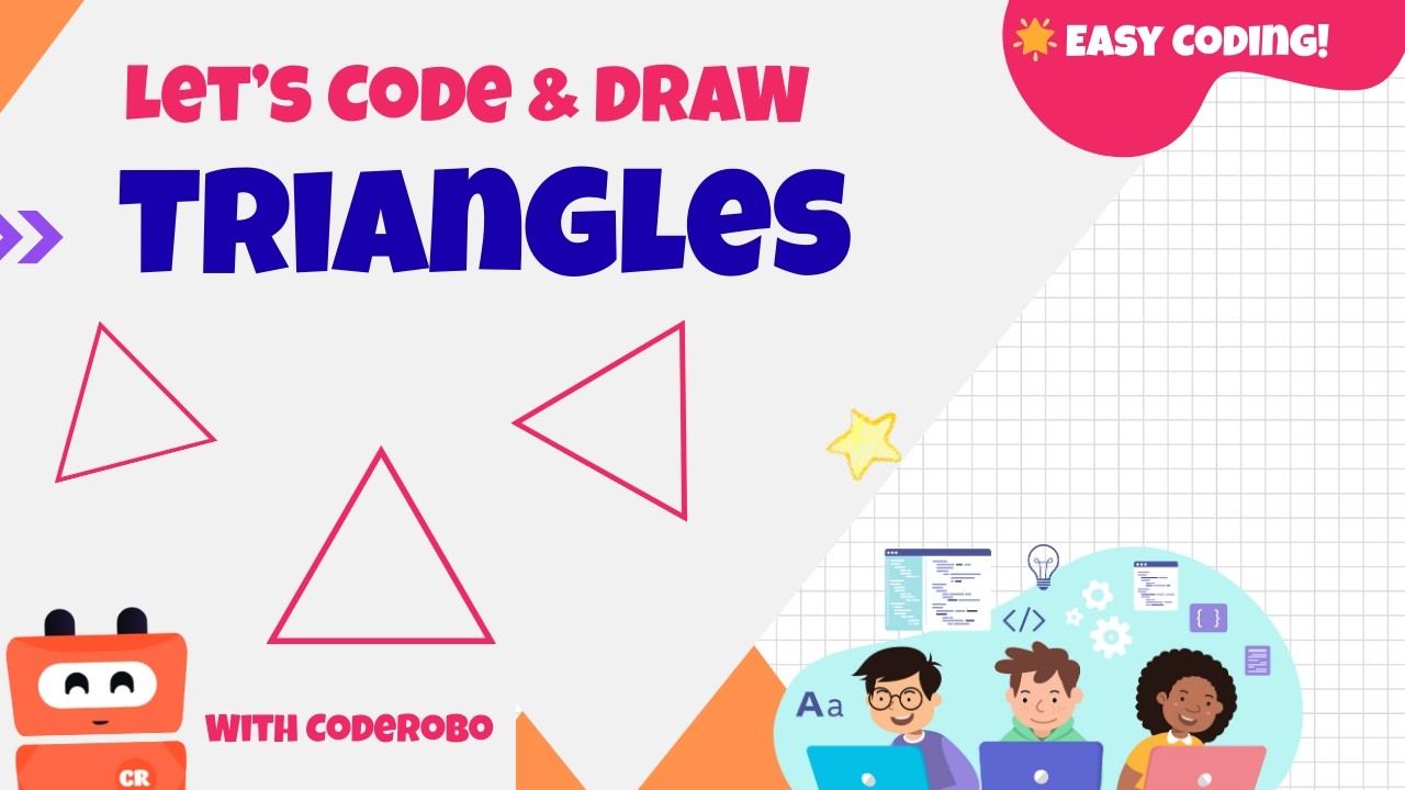Coding for Kids: Draw a Triangle with Just 3 Lines! - YouTube