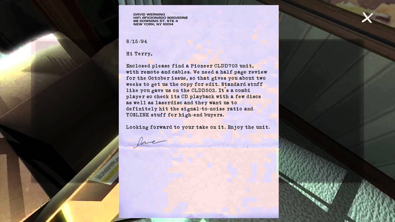 Gone Home - Gameplay #1 - Talkthrough - YouTube