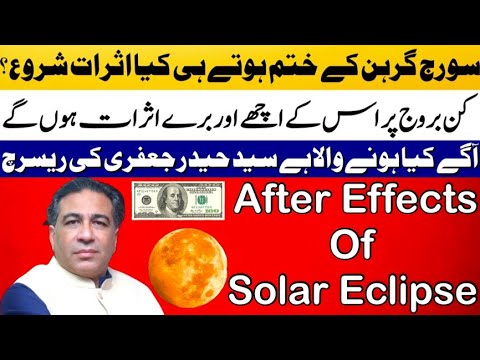 Biggest After Effects Of Sun Eclipse is Starting | 15 دن کیا ہوگا | By | Astro: Syed Haider ...