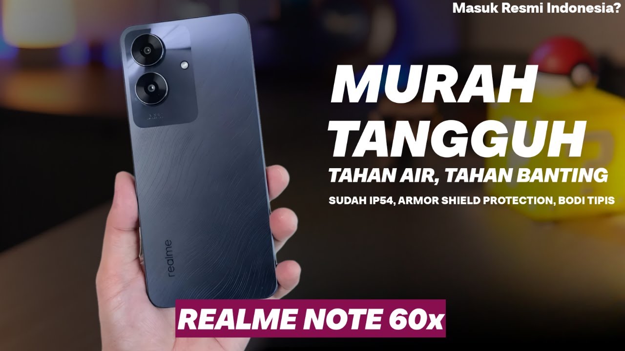 BARU LAGI, REALME NOTE 60x RESMI RILIS!! - SPESIFIKASI LENGKAP DAN ...