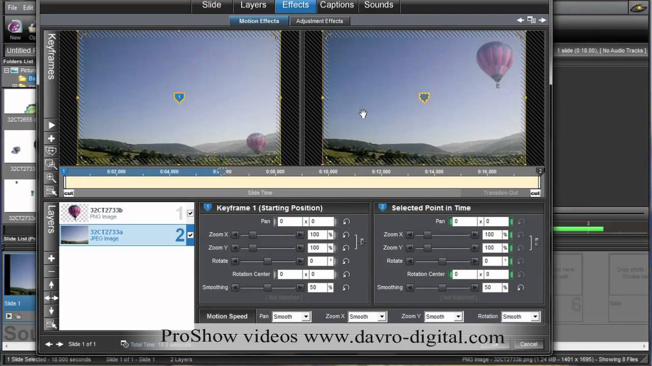 ProShow Producer basic Keyframes - YouTube