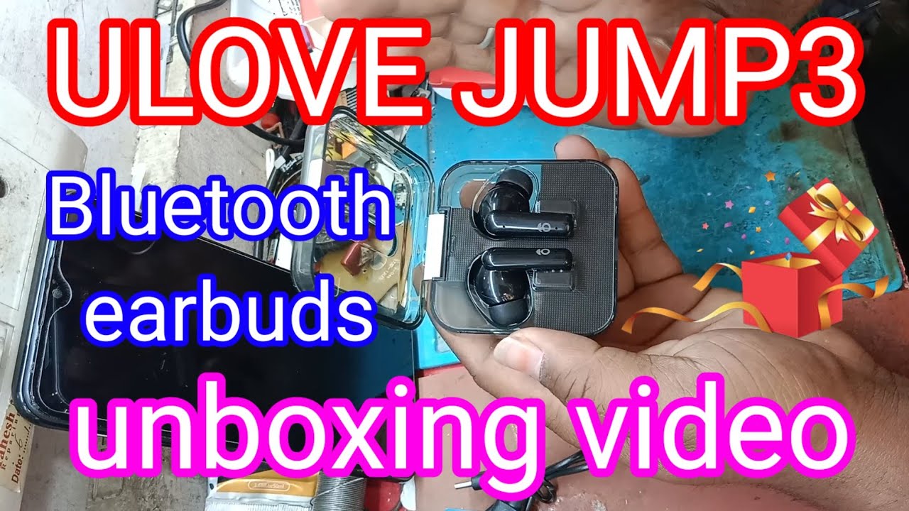 ULOVE JUMP3 tw-605 Bluetooth earbuds unboxing video - YouTube