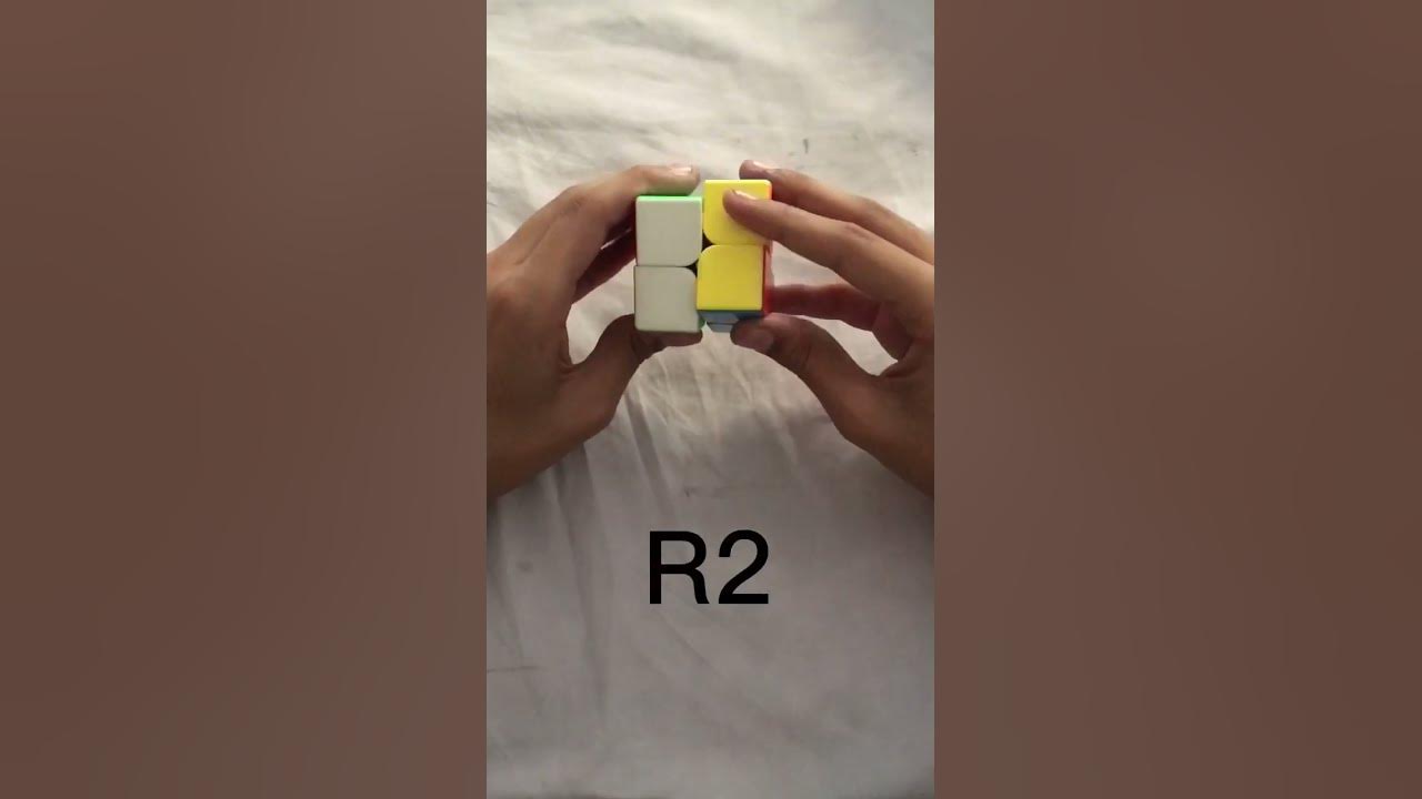 How to make checkerboard pattern on 2x2 cube || - YouTube