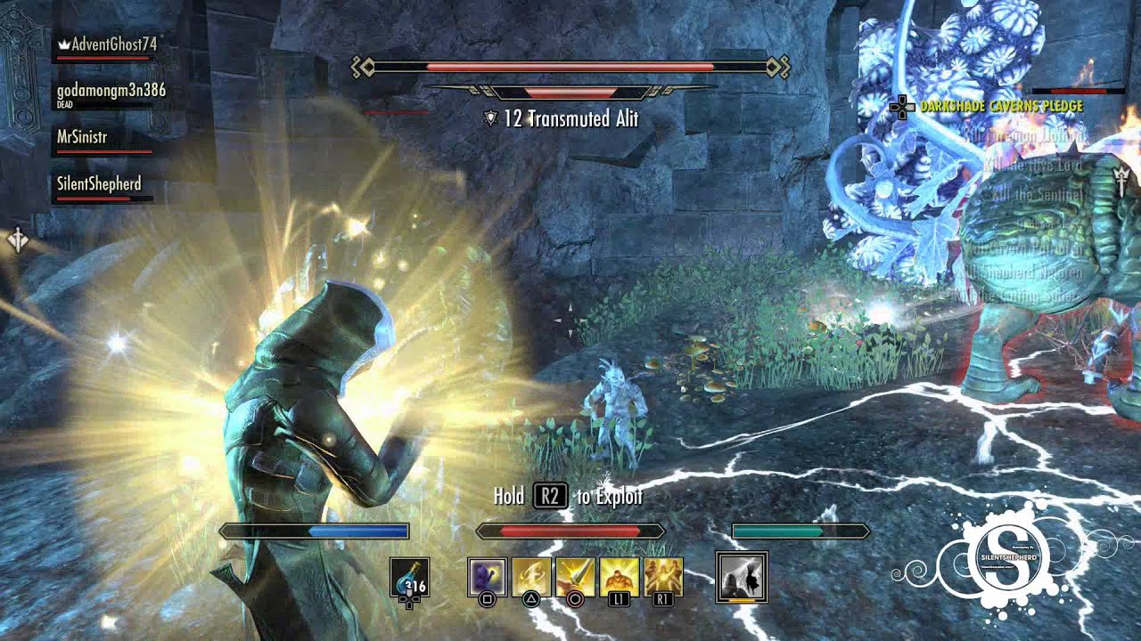 Elder Scrolls Online ESO - Darkshade Caverns Vet Dungeon As a Healer ...