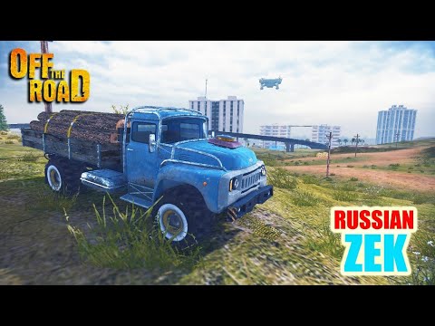 New Russian Cargo Truck ZEK Drive Android Gameplay (Through Volcano Map ...