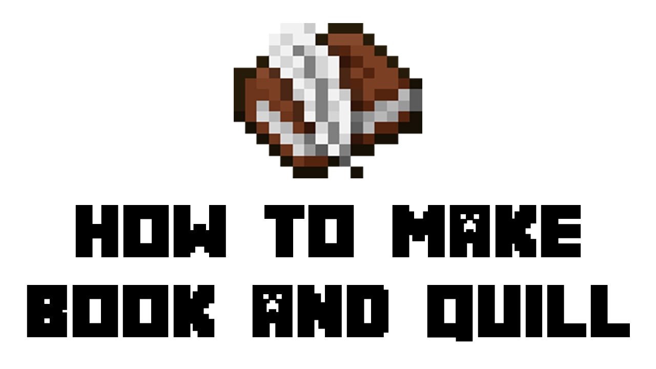 Minecraft Survival How To Make Book And Quill YouTube minecraft-survival-how-to-make-book-and-quill-youtube