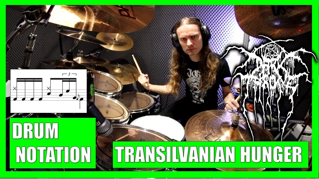 DARKTHRONE - Transilvanian Hunger - Drumming with sheet/transcriptions ...