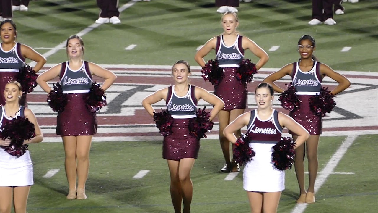 Ennis High School Cheerleaders, Lionettes, and Band Performances TC ...