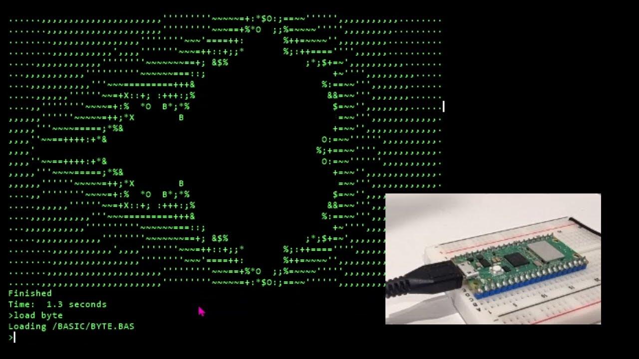 Hopper Shell running on Raspberry Pi Pico - YouTube