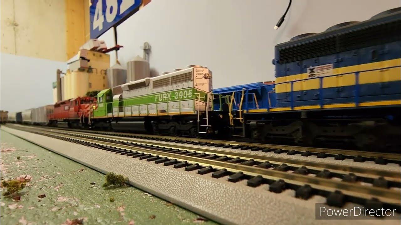 CERA FURX and NREX SD40-2's on a Central Manifest - YouTube