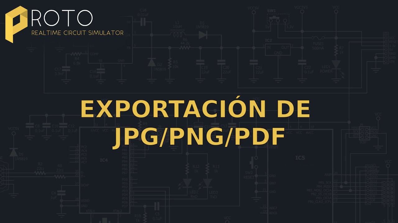 PROTO - circuit simulator | EXPORTACIÓN DE CIRCUITOS | ES - YouTube