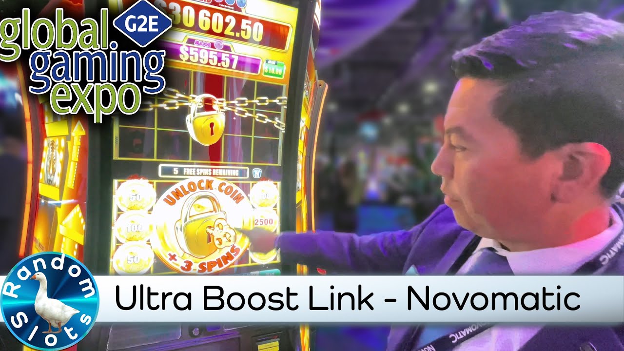 Ultra Boost Link Slot Machine by Novomatic at #G2E2022 - YouTube