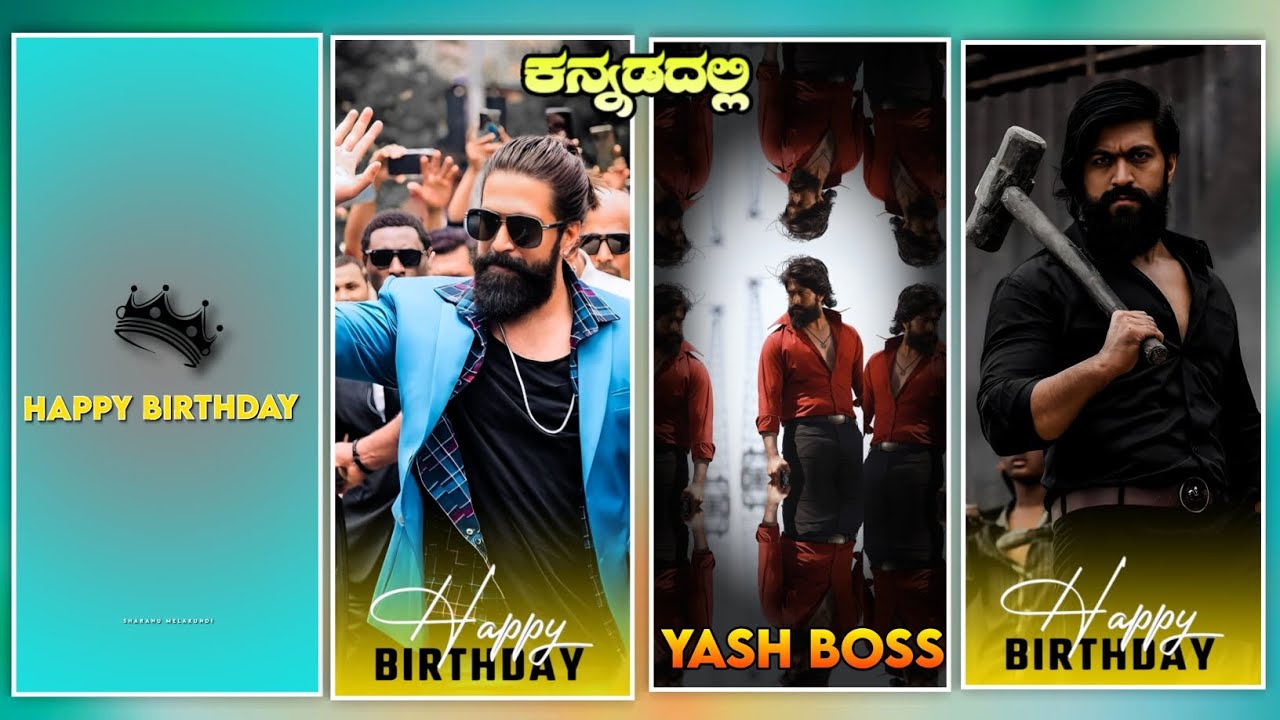 Yash boss birthday video editing in alight motion 🎂🫀| yash | birthday ...