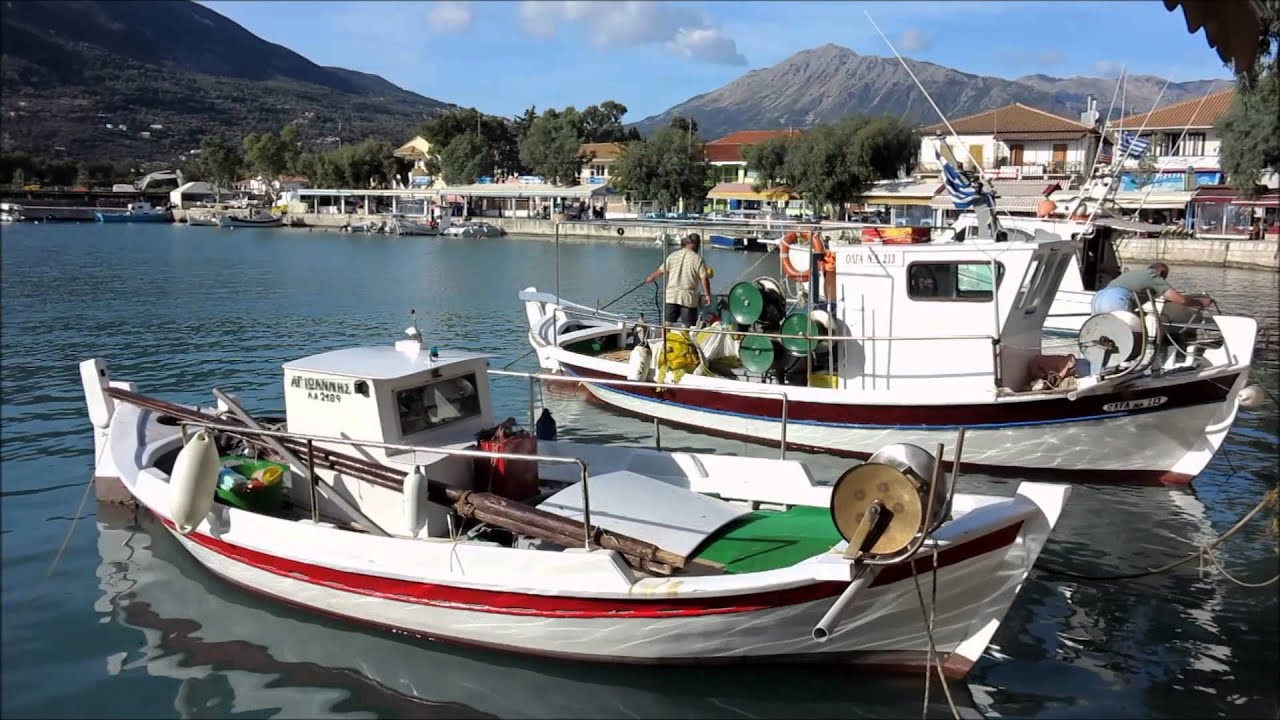 In de haven van Vasiliki (Lefkas) - Sail Ionian 2015-21 - YouTube