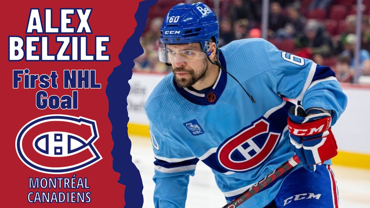 Alex Belzile #60 (Montréal Canadiens) first NHL goal Feb 12, 2023 - YouTube