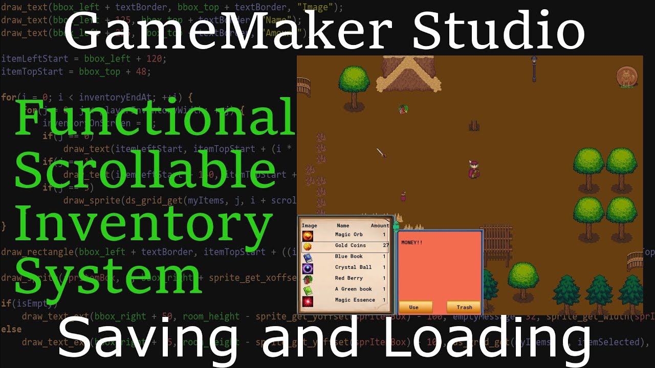 Inventory Tutorial Part 6 - Saving and Loading - YouTube