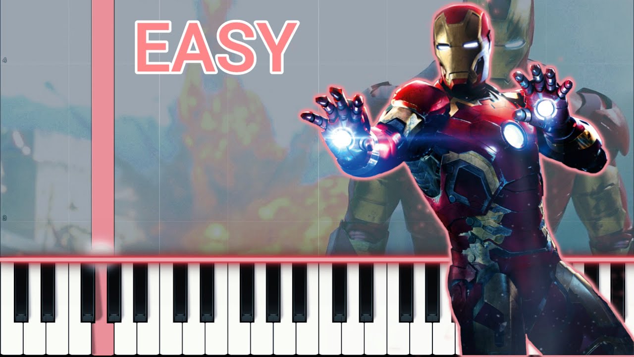 Iron Man Theme | Easy Piano Tutorial | Simple Piano - YouTube