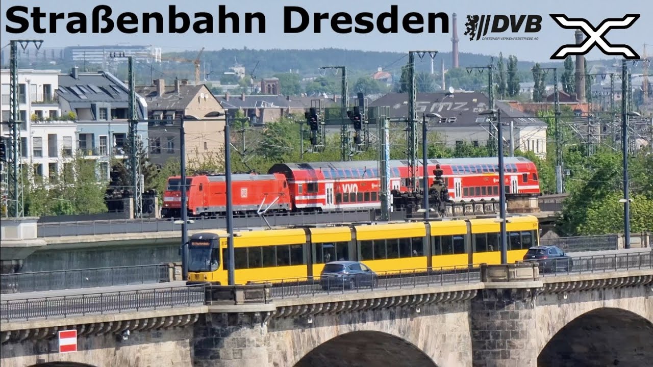 Straßenbahn Dresden | Tram | DVB | Sachsen | Deutschland - YouTube