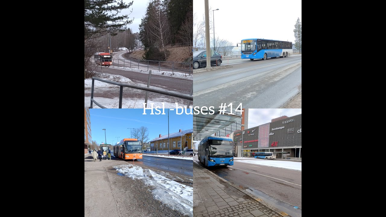 HSL-alueen busseja #14 - YouTube