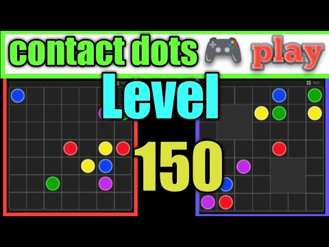 contact dots level 150 to 150| gameplay contact dots iOS/ android hd ...
