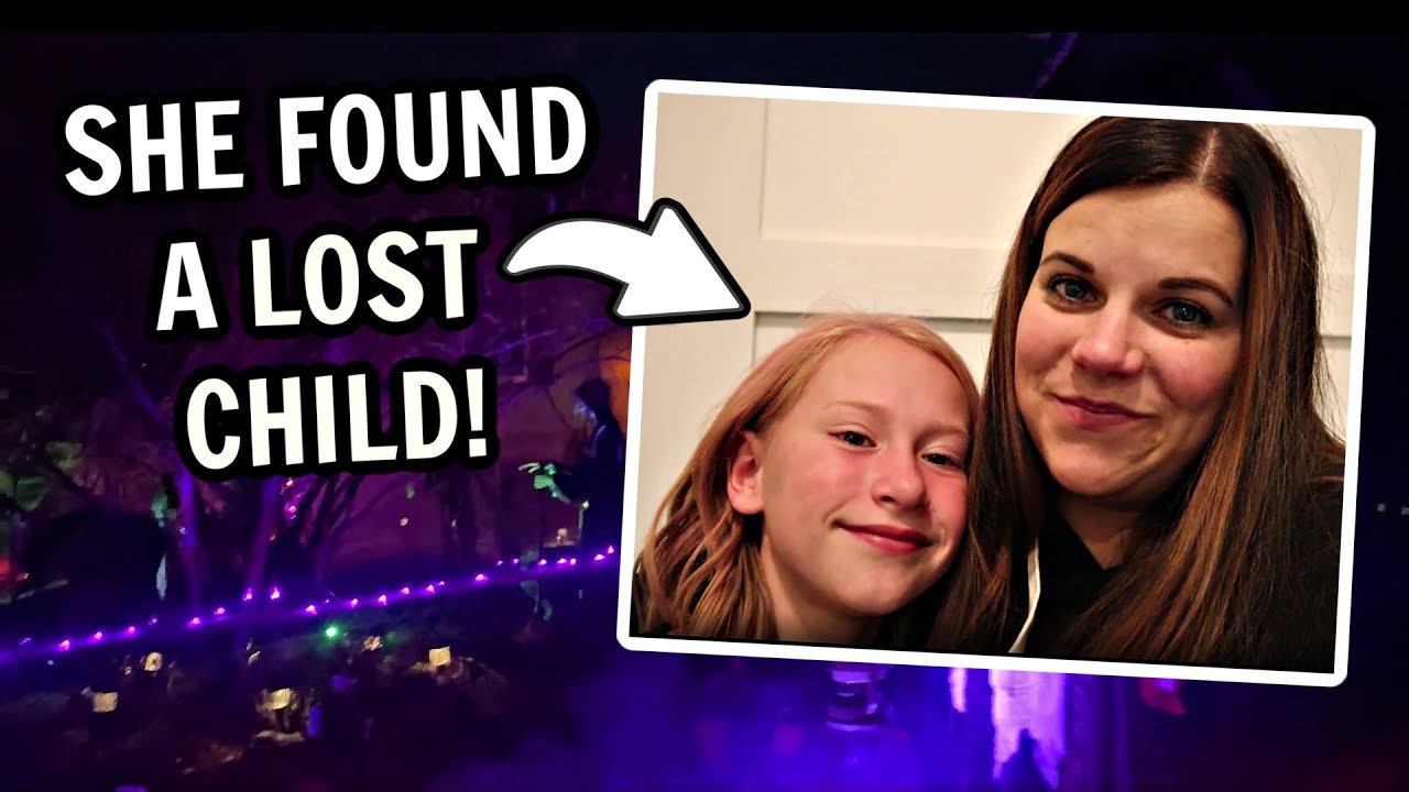 9 yr old finds LOST CHILD crying while trick or treating - YouTube