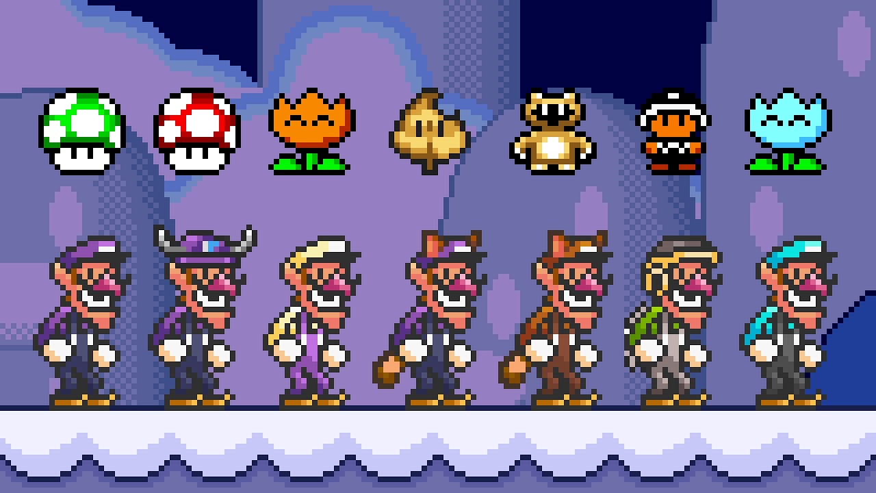 Waluigi in Super Mario World - Super Mario Bros. X (SMBX 2.0). ᴴᴰ - YouTube