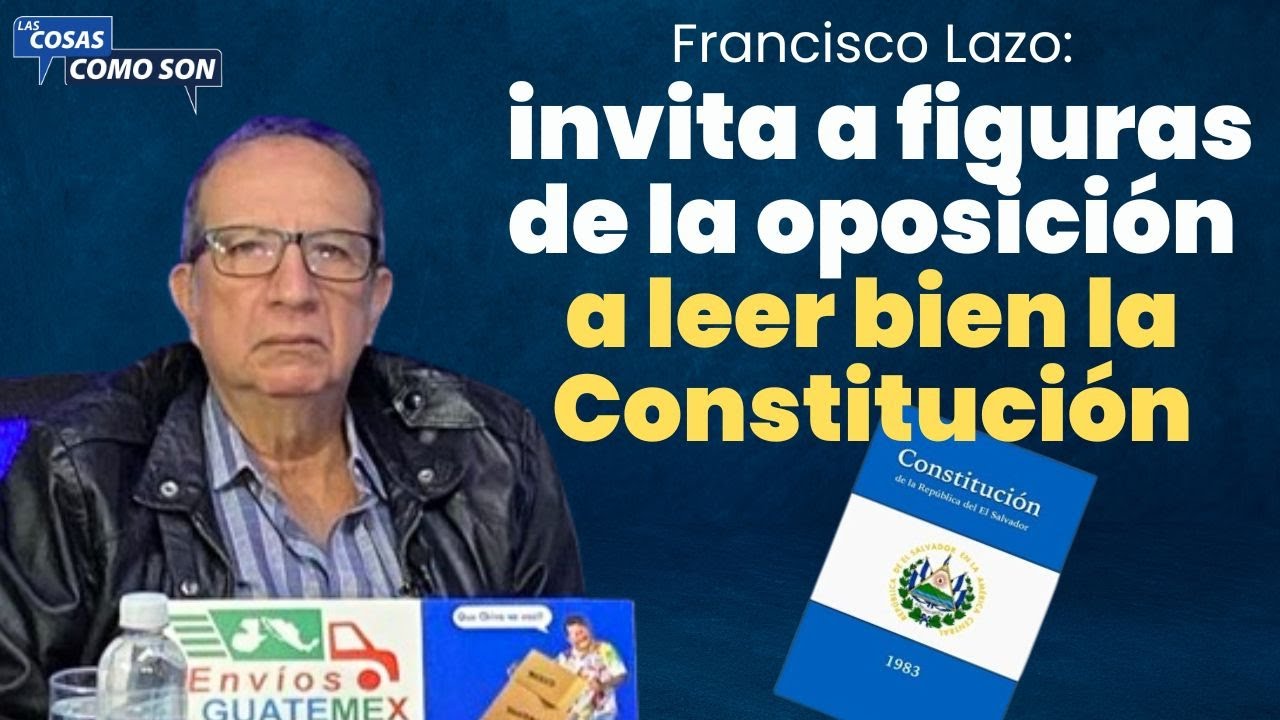 Francisco Lazo invita a figuras de la oposición que lean bien la ...