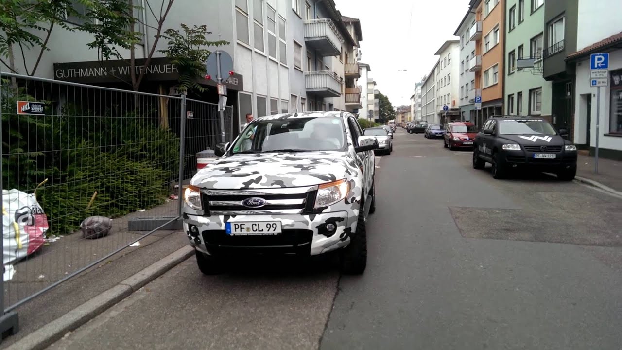 Ford Ranger Camouflage by Wrap-Werk.de - YouTube