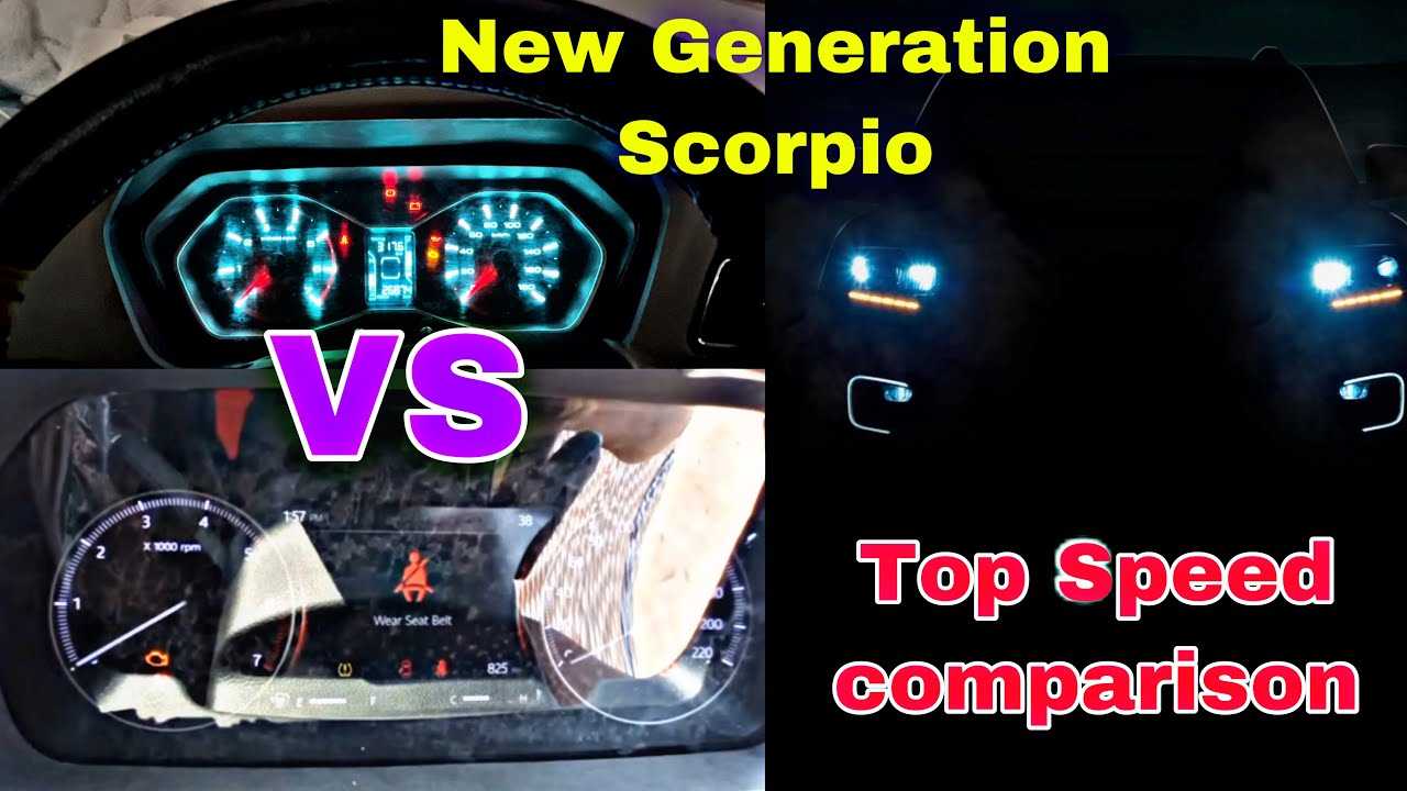 New Generation Mahindra Scorpio Speedometer Top Speed | 2022 Mahindra ...