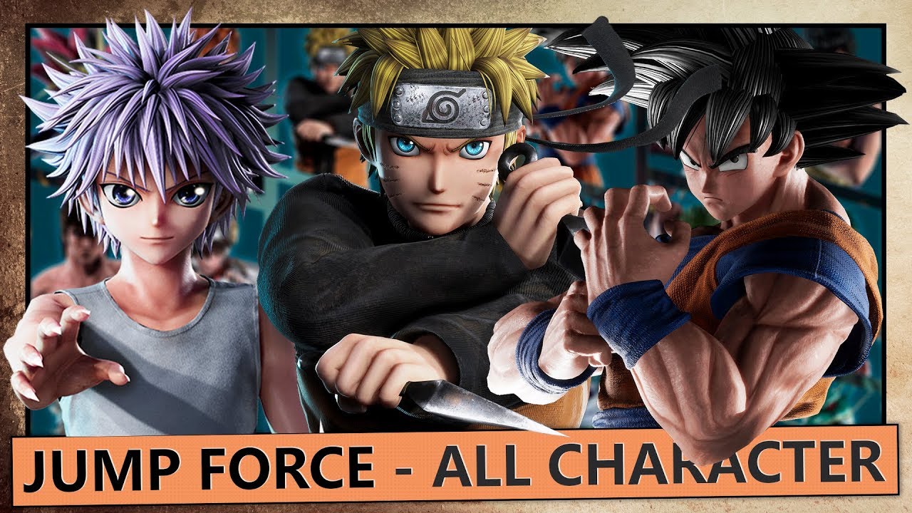 JUMP FORCE: ALL CHARACTERS JUMP FORCE UNLOCKED DOWNLOAD - YouTube