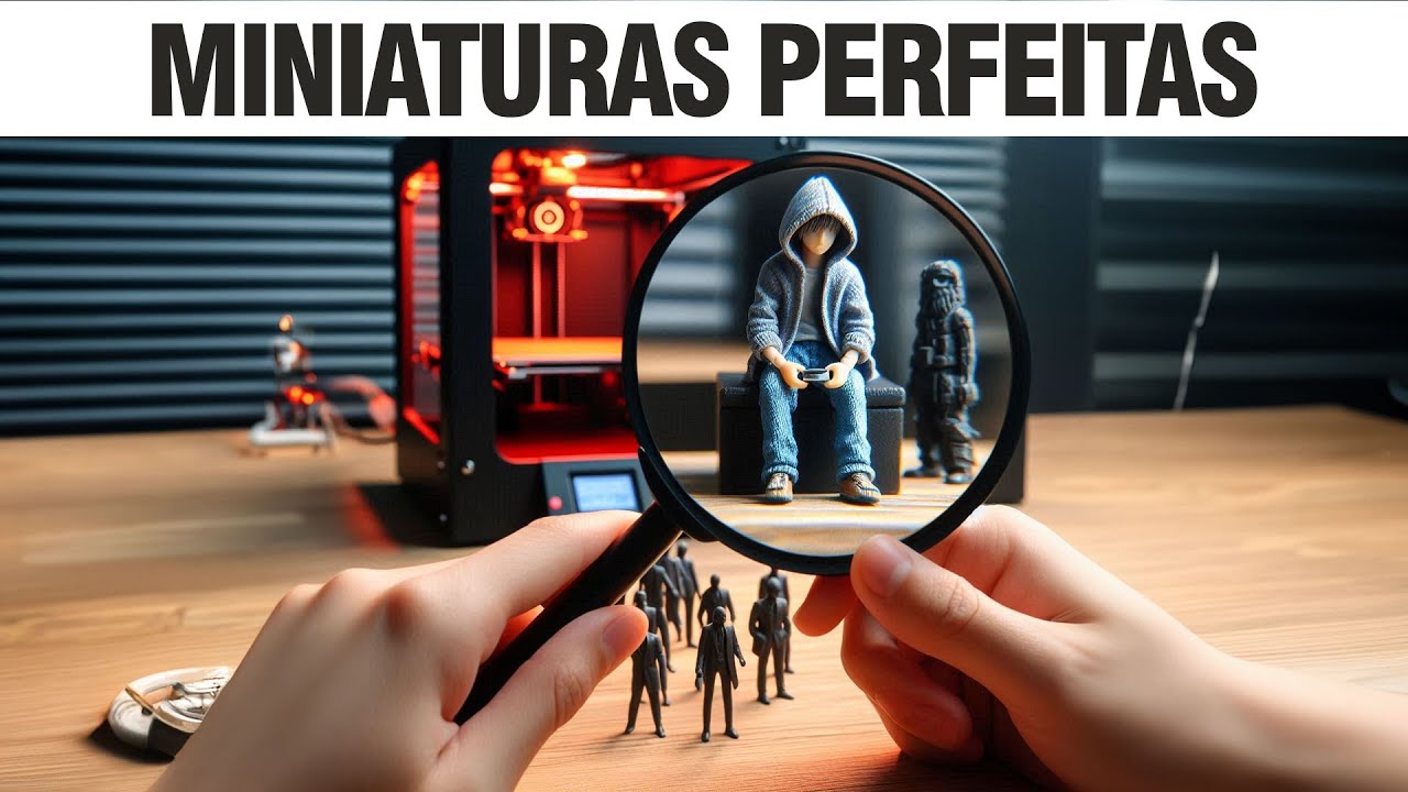 O MESTRE DAS MINIATURAS - COMO IMPRIMIR COM PRECISÃO - YouTube