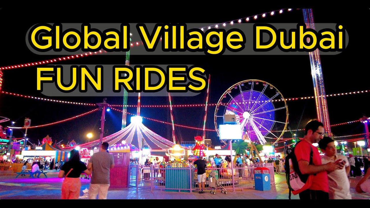 DUBAI Global Village 2023 Fun Rides | Entertainments - YouTube