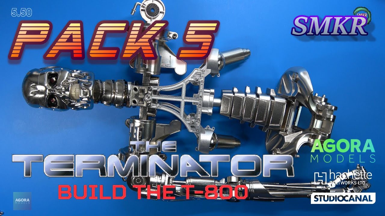 Agora Models Build the T-800 Terminator Pack 5 Stages 41 - 50 - The ...