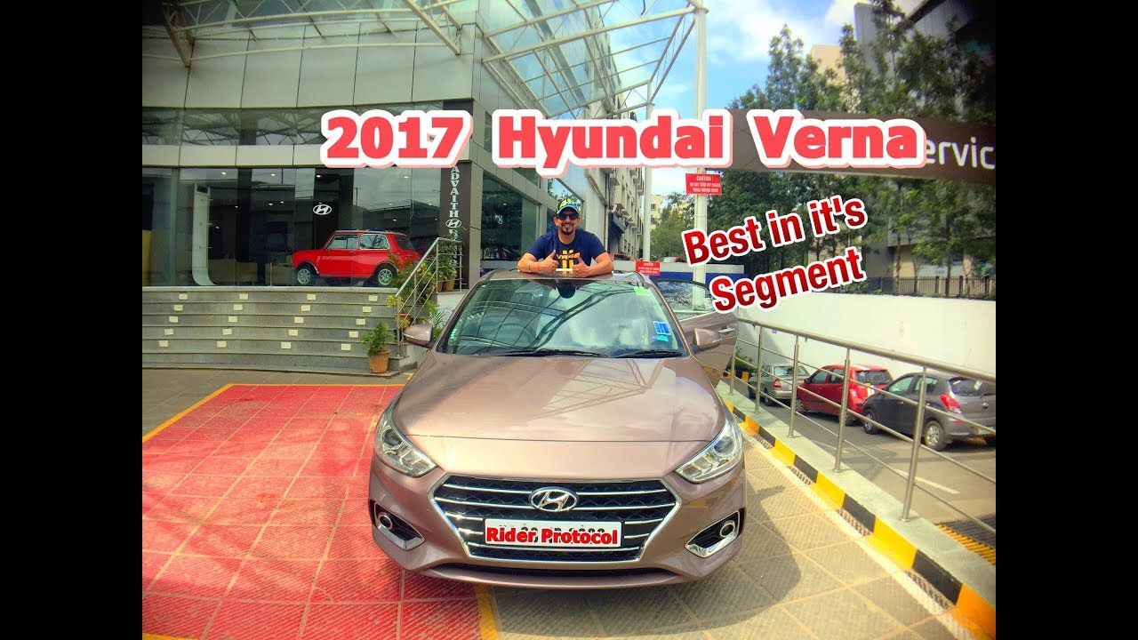 Taking delivery of 2017 Hyundai Verna | Top end variant :) - YouTube