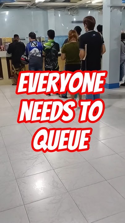 Everyone needs to queue - YouTube