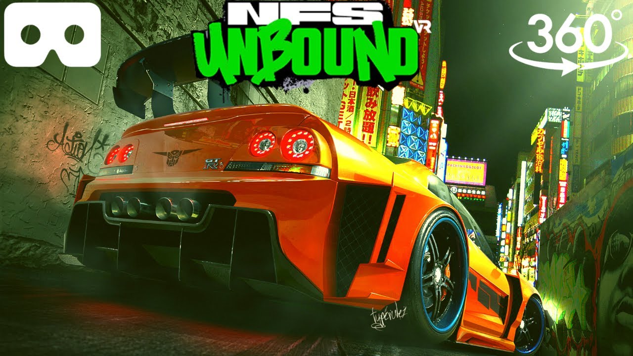 NEED FOR SPEED UNBOUND in VR 360° | 3D Virtual Reality Experience - YouTube