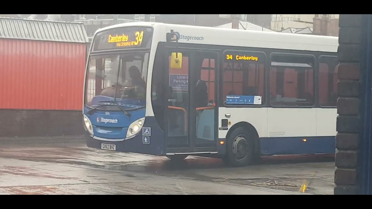 Here is the stagecoach bus 36836 on the number 34 in Guildford Tuesday ...