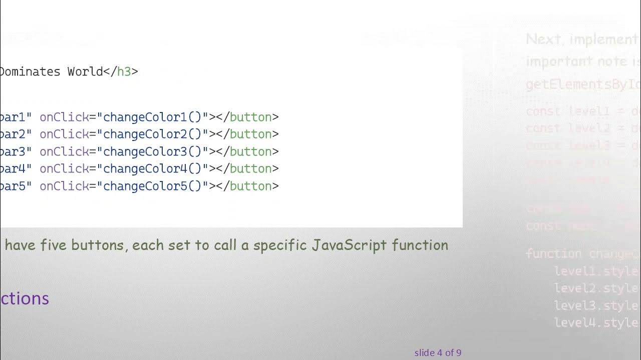 How to Change the Color of Buttons in HTML/CSS When Clicked - YouTube