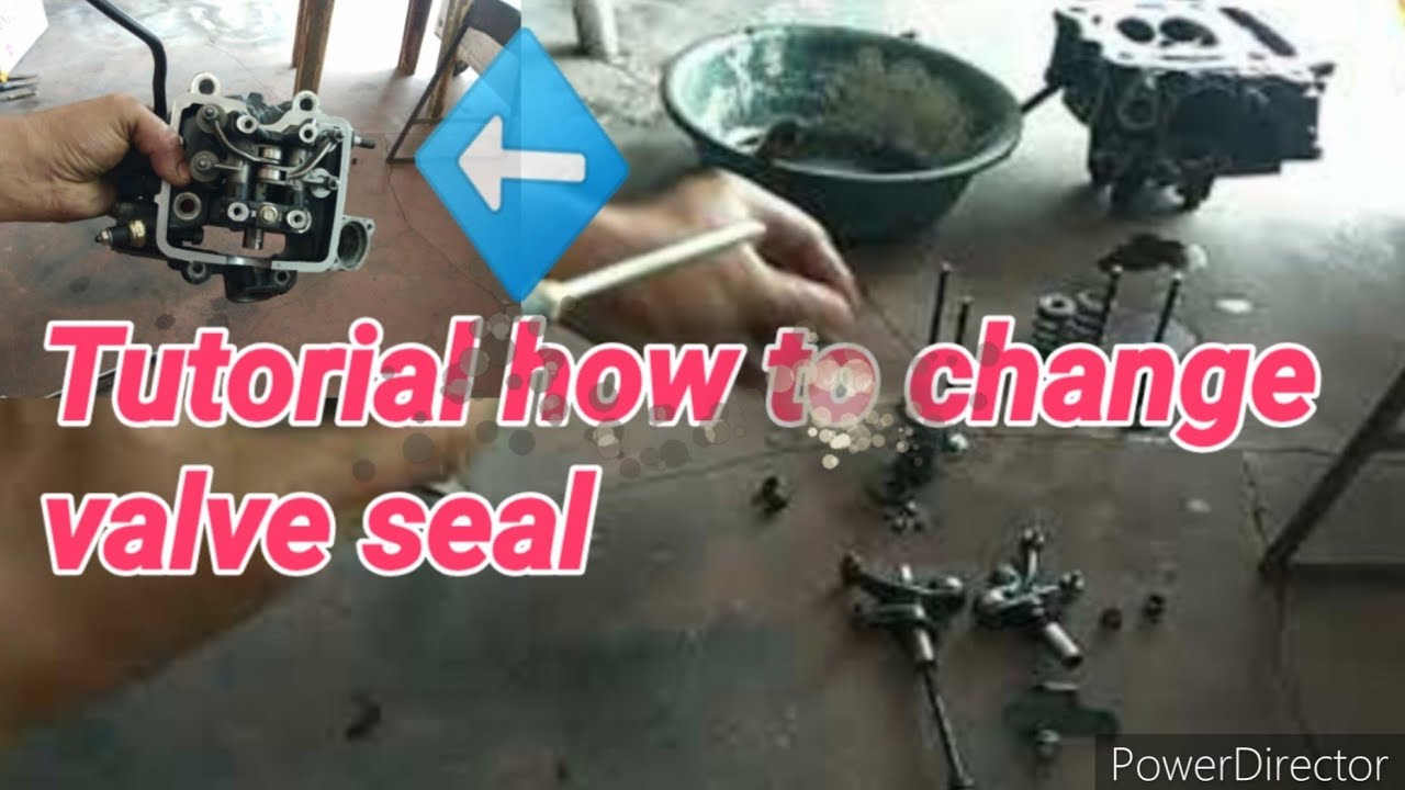 Tutorial how to change valve seal Kawasaki ns200 - YouTube